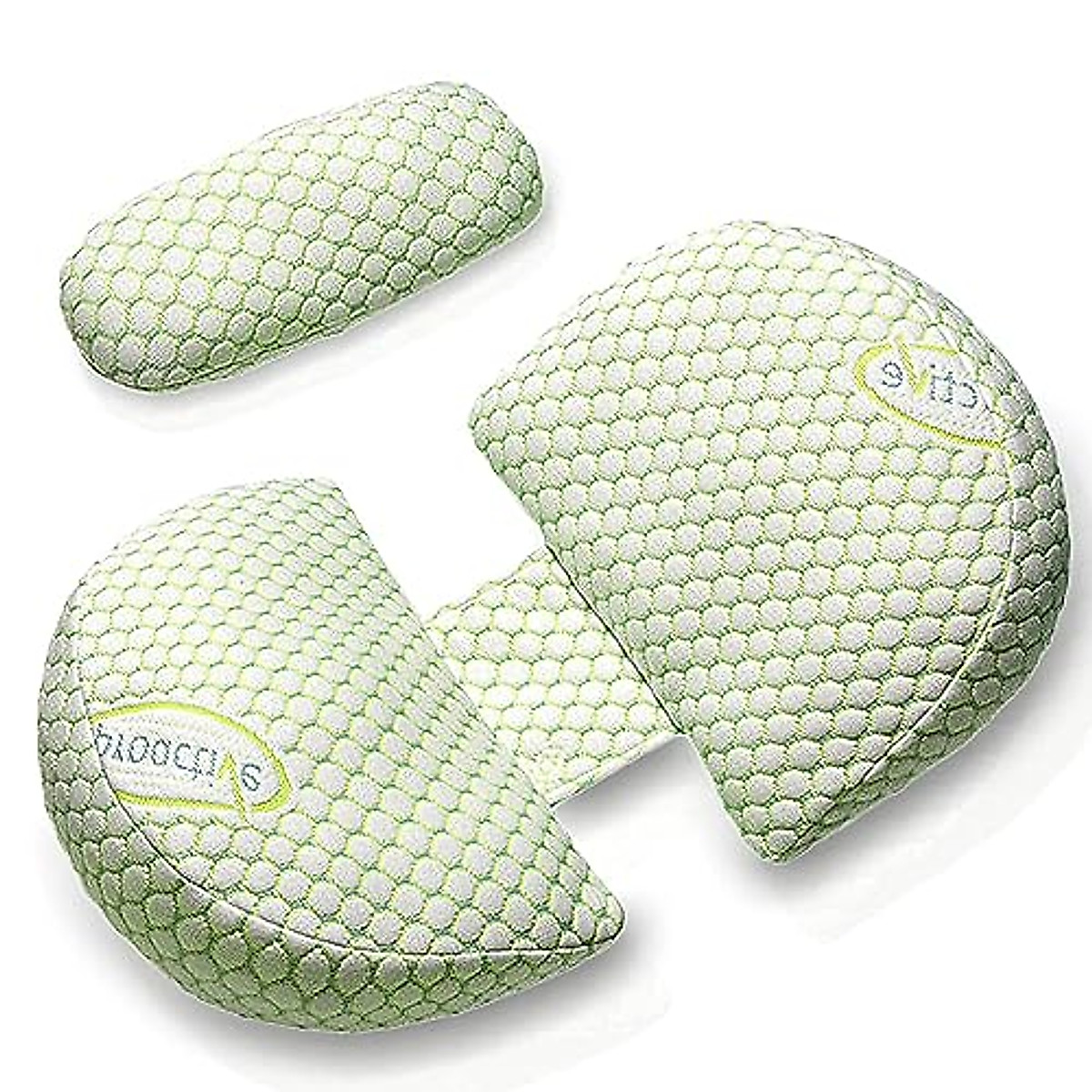 DOUBLE 2 C Pregnancy Pillows for Sleeping, Maternity Pillow for Pregnant Women Side Sleeper Soft Pregnancy Body Pillow for Back, HIPS, Legs with Detachable and Adjustable Pillow Cover