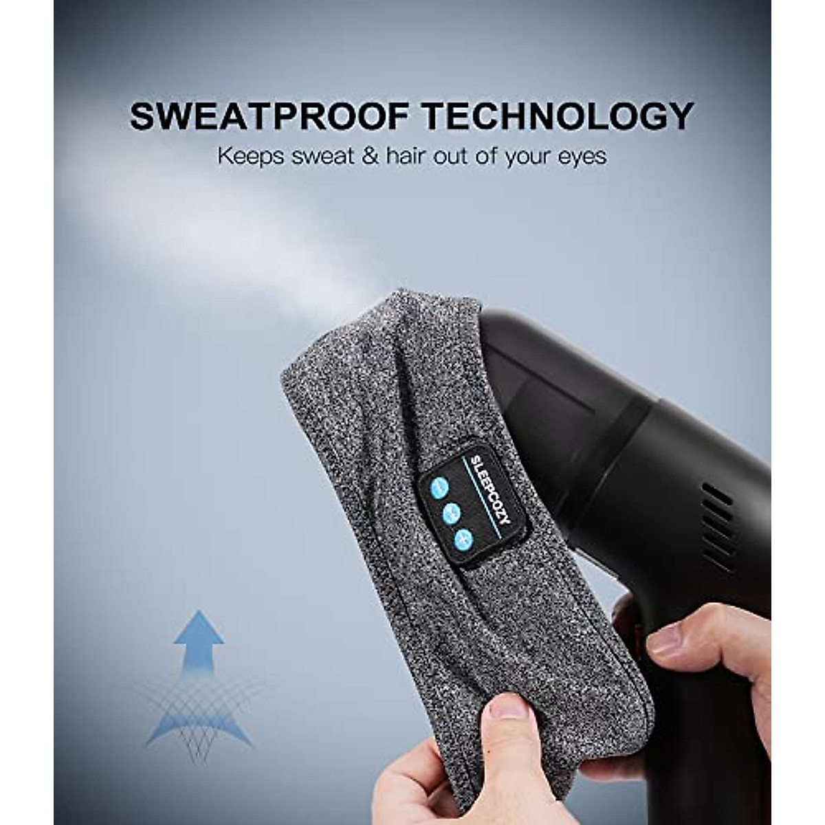 Lavince Sleep Headphones, Adjustable Soft Sleep Headphones Headband,Sleep Headband Bluetooth Headphones with Built in Speakers Perfect for Sleep,Workout,Running,Yoga,Travel,Insomnia