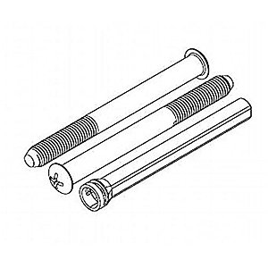 Kwikset 81691-690 Thick Door Screw Pack for Single Cylinder Deadbolts Dark Bronze Finish