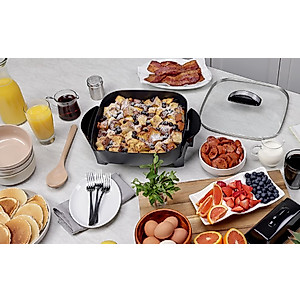 Presto 07117 12" Electric Skillet with glass cover