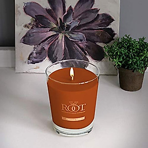 Root Candles Honeycomb Veriglass Scented Beeswax Blend Candle, Cinnamon Spice