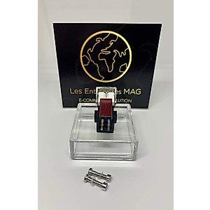 Cartridge + Diamond stylus for Pioneer PLX1000, PLX500, PL560, PL200, PL255 Red