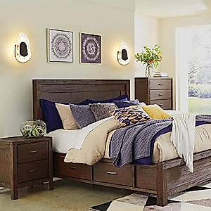 DOCIUEON Dusk to Dawn LED Indoor Outdoor Wall Lights, Modern Exterior Wall Sconce Porch Light Fixture,13W 1000Lumen 3000K Outside Lights for House Front Doorway Garden Hallway Patio (1 Pack)