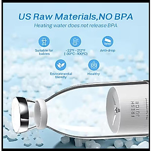 Katuza USB Rechargeable Personal Size Blender for Smoothies, Shakes, Juices & Protein Shakes-350ml- Portable Mini Fruit Blender for Home, School, Gym, Office, Travel (White)