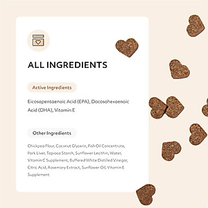 Reggie Evening Skin + Coat Supplements for Dogs | Relieves Itchy/Dry/Flaky Skin & Shedding | Made in The USA, Vet-Approved & Ideal for All Ages, Breeds, and Sizes - 60 Soft Chews