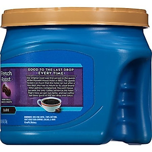 Maxwell House French Dark Roast Ground Coffee, 25.6 OZ (726g) Tub
