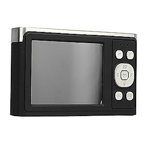 4K Digital Camera, 4K Lightweight Ultra HD Digital Camera, Portable Retro Camera Compact vlog Beauty Filter Camera, for Travel Vlogging (Black)