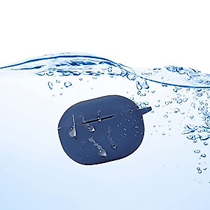 SKTDWEI Silicone Protective Case Compatible SoundPEATS Mini Pro Case Cover Anti-Lost Shockproof with Keychain Easy Carrying Replacement Case (Red)