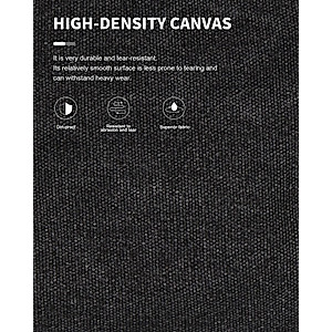 Canvas Satchel Bag men,Classic small Messenger Bag for Men,Crossbody Bag Aesthetic small,Unisex Classic Canvas Shoulder Bag for women, Bookbag for Work,black.