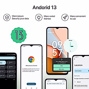 UMIDIGI Unlocked Smartphones G3, Android 13 Unlocked Smartphone, Dual Sim 4G LTE Mobile Phone, 4/64GB(1TBG Expandable), 6.52" HD+ Night Mode，5150mAh, GSM Unlocked Cell Phone