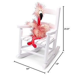 Mint Bucket Brands Emilie Children’s Rocking Chair by Troutman Chair Company, Indoor & Outdoor Rocking Chair for Nursery - Ages 9 Months Old with Supervision up to 3 Years Old, Natural Finish