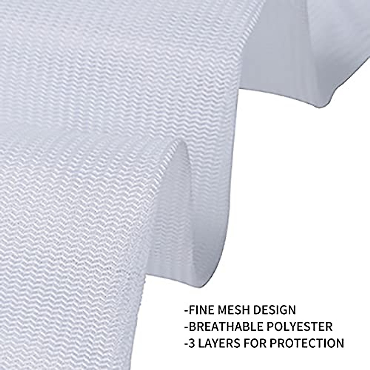 JELBOLIN Laundry Bag Mesh Wash Bags for Delicates Bra, 3 PCS Large Washing Bags with Zipper for Lingerie Clothes, Travel Net Cleaning Bag for Garment Socks 16" x 20"