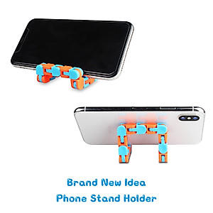 Ganowo Sensory Wacky Tracks Snap and Click Fidget Toys - Party Favors，Classroom Reward,Back to School Student Gifts ,Stocking Stuffers for Kids,Teens (Pack of 12)