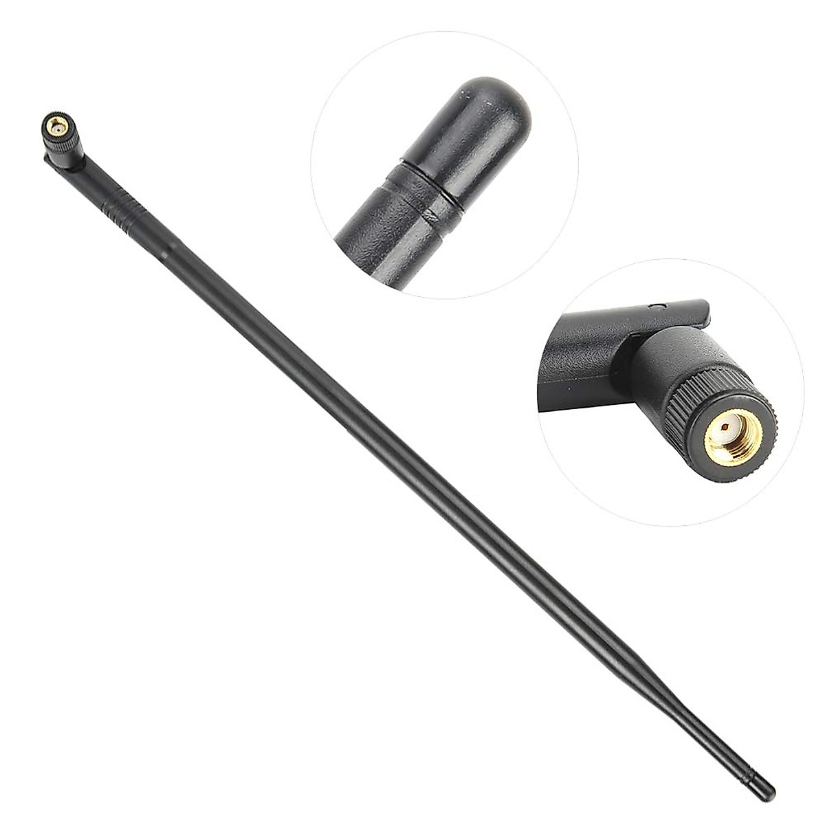 12DBi Antenna, 2.4G/5G Dual Band High Gain Long Range Antenna with RP SMA Connector for Network Antennas Router