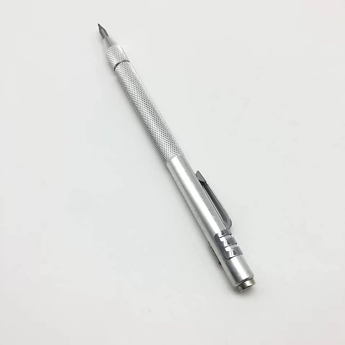 HeyooHeloo Aluminum Etching Engraving Pen,Tungsten Carbide Tip Scriber with Clip and Magnet 2 pack，Extra 2 Free Replacement Tips Included.（2 of pack）