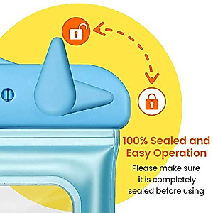 Cambond Waterproof Phone Pouch Compatible with iPhone, Universal Waterproof Phone Case for iPhone 13 12 Pro Max, 11 XS XR X 8, Lanyard Dry Bag for Snorkeling Pool Beach Kayaking Travel, 5 Pack