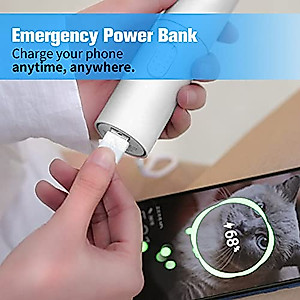 shinic Usb Mini Fan, Portable table Fan, 3 Blades, Rechargeable Mini Fan, with Strong Wind, Pocket Fan Long Lasting, 7-13 Working Hours Mini Handheld Fan Battery Operated for Outdoor with Power Bank