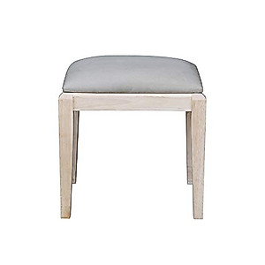 International Concepts Unfinished Vanity Bench, Unfinished