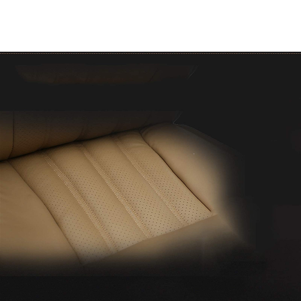 Family Boss Chairs Office Chairs Ergonomic Office Chair Black High Back Leather Computer Desk Chairs Adjustable Tilt Angle for Man and Women Beige