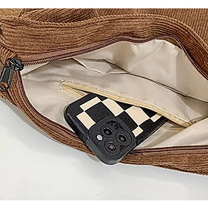 Corduroy Hobo Bag Women Large Satchel Bag Shoulder Bag Stylish Crossbody Bag College Bag Tote Handbag Cute Hobo Bag 2022