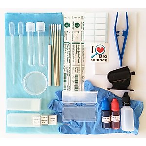 Rs' Science All-in-One Microscope Slide Preparation Kit, 40 Pieces