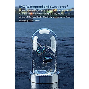 LmtLessDeals Bluetooth Headphones True Wireless Earbuds with Wireless Charging Case IPX 7 Waterproof Stereo Earphones in-Ear Touch Control Long Endurance headsets M10 VS.1