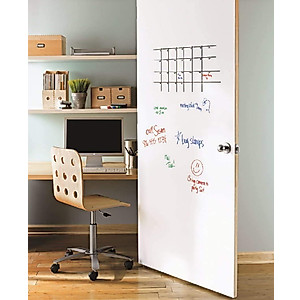 Rust-Oleum 241140 Specialty Dry Erase Brush-On Paint Kit, White 16 Fl Oz (Pack of 1)