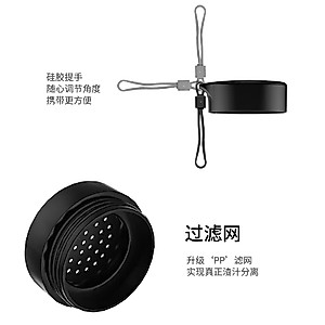 SHIDIAN Portable Blender, Personal Blender for Shakes and Smoothies, Blender shake Smoothie for Kitchen Personal Size Blenders with Rechargeable USB, 380Ml Traveling Fruit Veggie Juicer Cup With 6 Blades (Black)