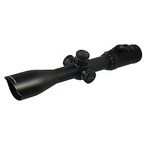 UTG 3-12x44 AO SWAT Accushot Rifle Scope, EZ-TAP, Illuminated Mil-Dot Reticle, 1/4 MOA, 30mm Tube, See-Thru Weaver Rings
