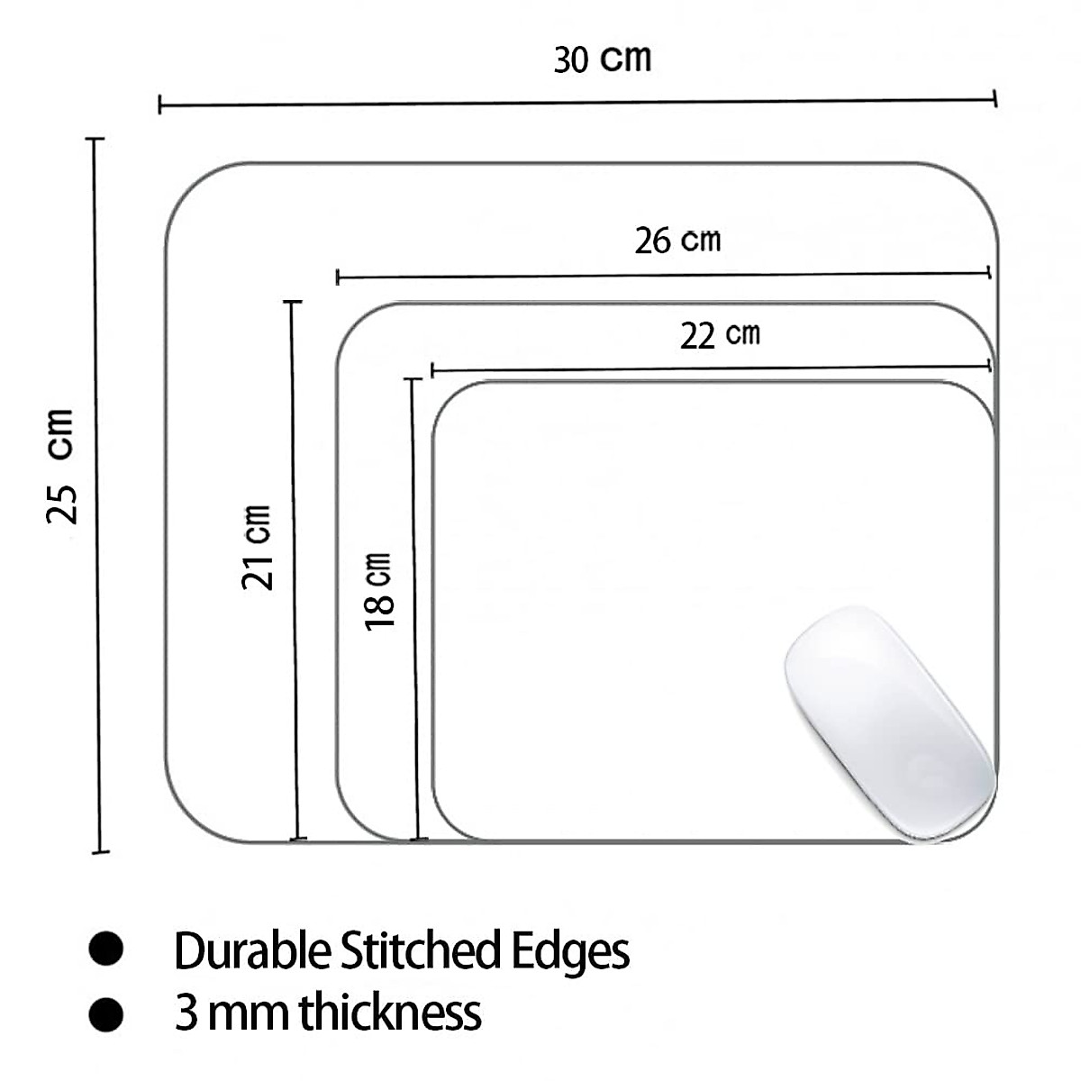 Wugao US 2024 Calendar Mouse Pad,Beach Sand Surf Starfish Mouse Pad Mat