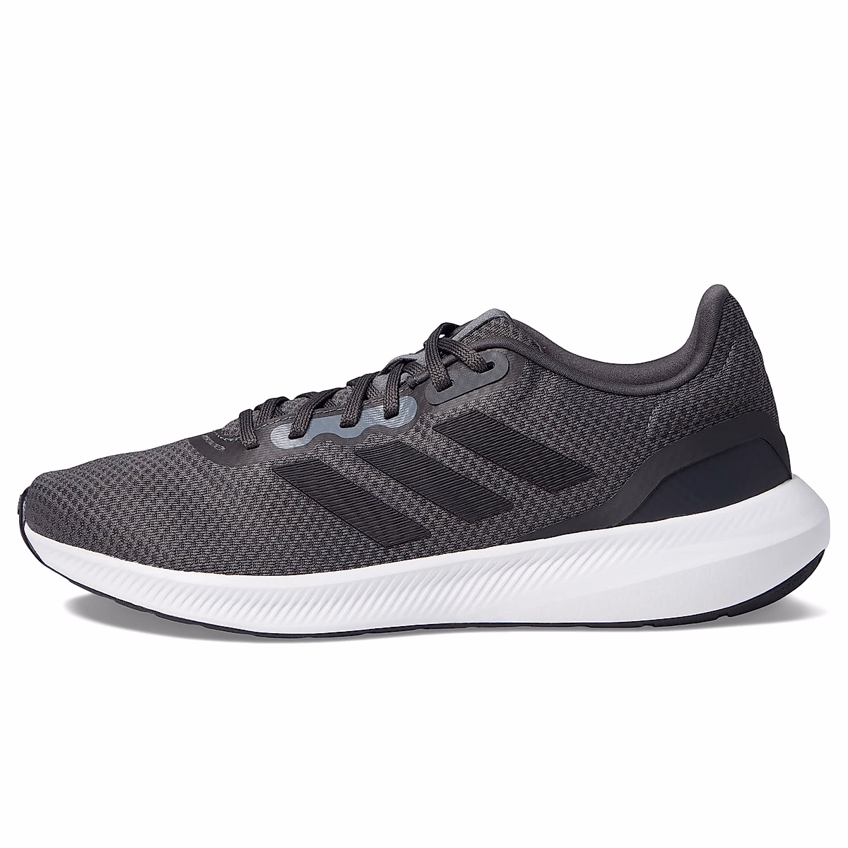 adidas Men's Run Falcon 3.0 Shoe, Grey/Black/Carbon, 11