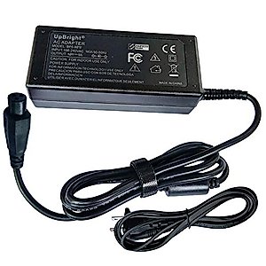 UpBright 3-Prong 42V AC/DC Adapter Compatible with Swagtron SG-5 Swagger 5 5S 36V 37V Lithium-Ion Battery SG-5S 96268-2 JDNSHS6 SG5 SG5S Folding Electric Scooter FY0634201500 Power Supply Cord Charger