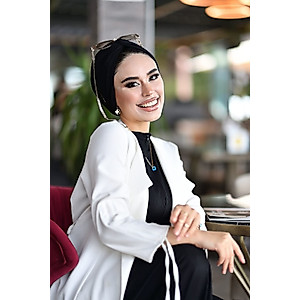 para life Knot Turbans-Turbans For Women-Hijab For Women|Hair Wraps-Chemo-Cancer Head Wraps For Women|Hijab Undercap-Instant Hijab (Knot Turban, Black)