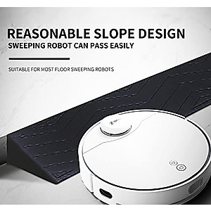 QUTBAG Doorway Plastic Threshold Ramps Lightweight Durable Rise Threshold Ramp for Wheelchair Scooter Wheelchair Sweeping Robot Non-Slip Ramp for Home Bathroom Garage (Size : 39.3x3.9x1.4inch)