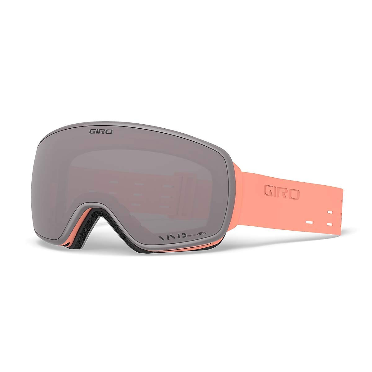 Giro Eave Womens Snow Goggles Silicone Peach - Vivid Onyx/Vivid Infrared