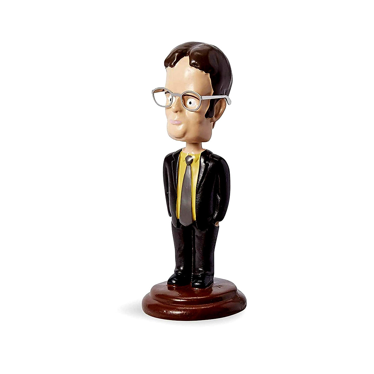 The Office: Dwight Schrute Bobblehead - Dunder Mifflin Bobble Head Figure - Funny Merch & Memorabilia - Novelty Car Dashboard Statue - TV Show Collectible Figures - Stunned Mind