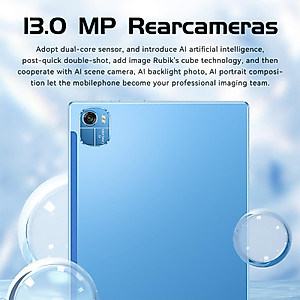 High Version 4+32G 10.1inch Tablet PC IPS HD Screen WiFi Bluetooth Voice Call Game Video Learning Tablet Android 10.0 System Dual SIM Dual Standby Full Netcom,Gift for Friends