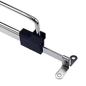 Pufguy 11.9" Iron Pull Out Closet Rod Retractable Pants Rack Sliding Wardrobe Valet Rod for Handing Clothes Towel Scarf-1pcs