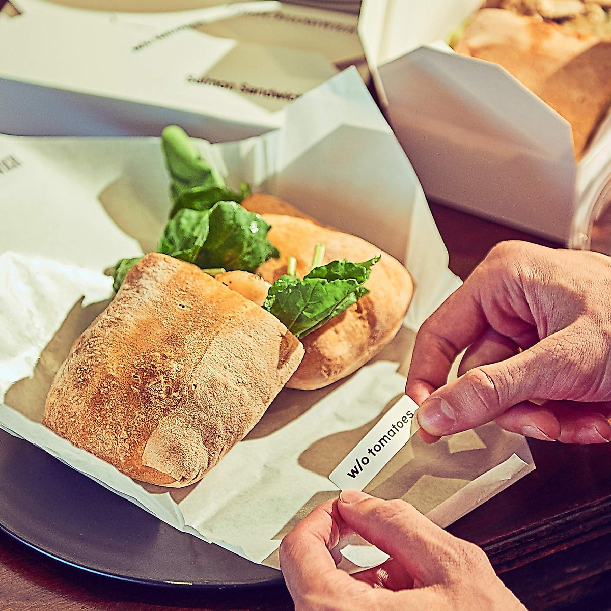 MANGOSLAB Nemonic Label Printer Paper Cartridge | Name Tag Stickers for Thermal Printer | Waterproof Personalized Sticker Labels (0.5 x 2 Inch)