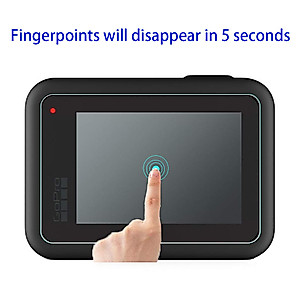 HUIPUXIANG Screen Protector for GoPro Hero 8 Black Action Camera, 0.3mm High Definition 9H Hardness Optical LCD Premium Glass Protective Cover [2+2+2 Pack]