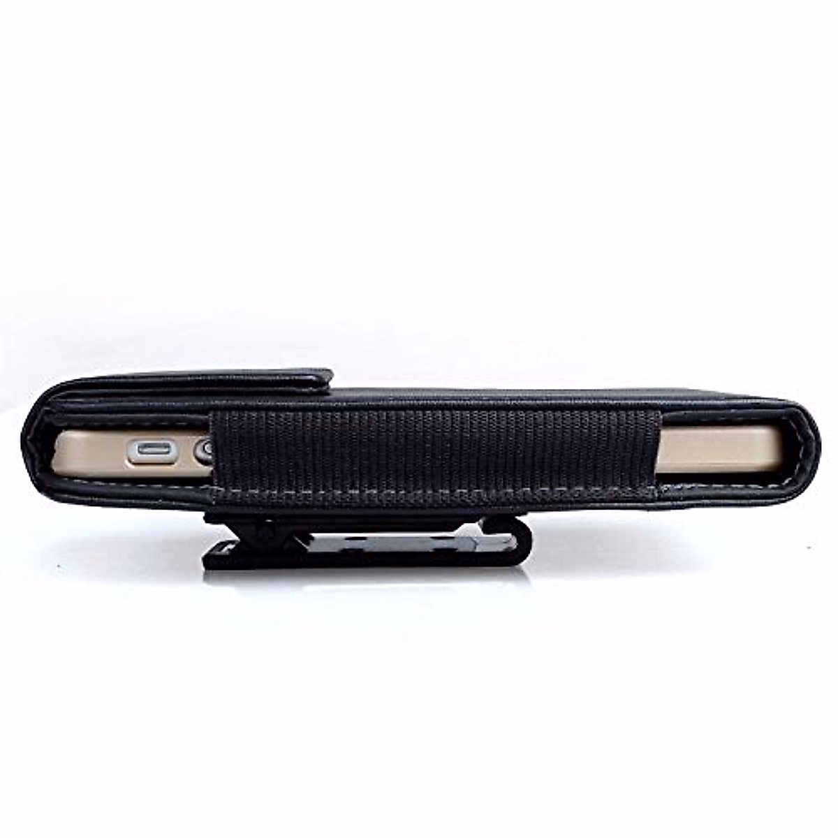 iPhone Se 2020 8 7 6s Holster Case, Gcepls Leather Pouch Sleeve Carrying Case with Belt Clip Holster for iPhone Se2 iPhone 8 7 6 6s S7(Vertical Black)