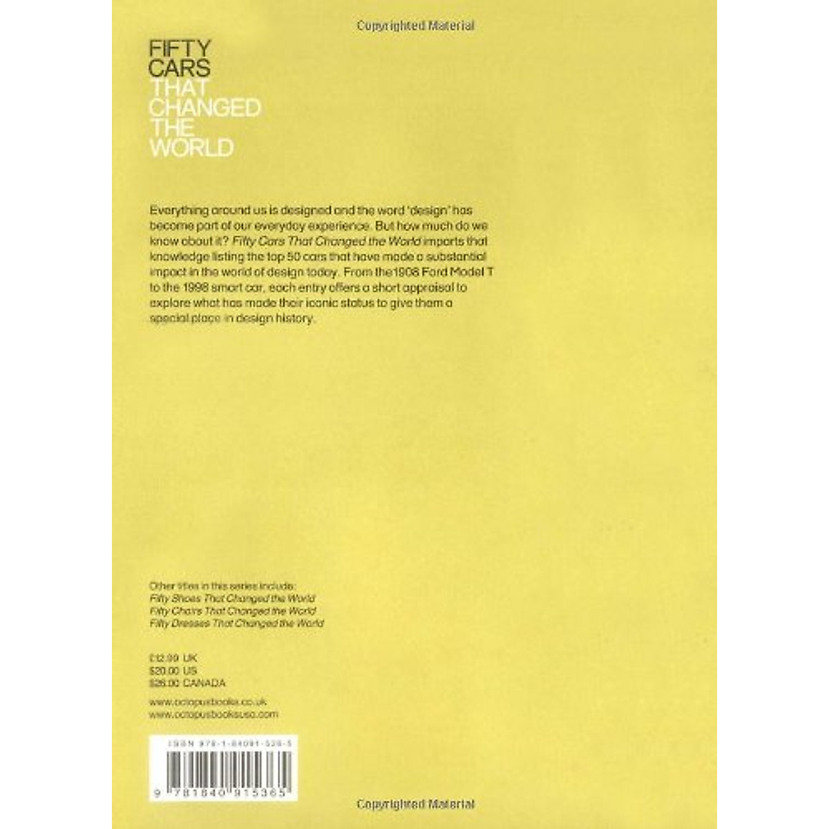 Fifty Cars That Changed the World