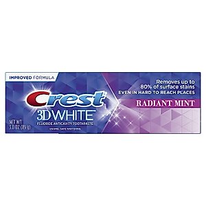Crest Toothpaste 3d White Radiant Mint, 3oz