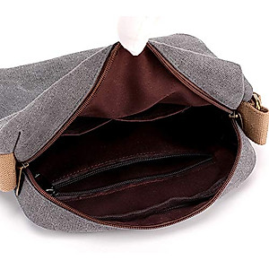 Collsants Small Canvas Crossbody Purse for Women Messange Bag Shoulder Bags Satchel