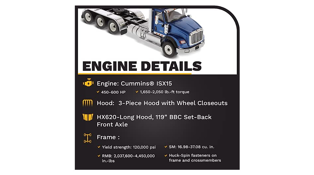 Diecast Masters HX620 SBFA Day Cab - 1:50 Scale Model