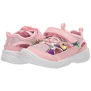 OshKosh B'Gosh Girls Selene Bump Toe Sandal, Light Pink, 5 Toddler