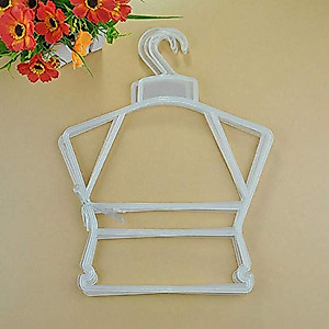 WellieSTR Economical Children's Plastic Frame Hanger Infant Frame Hangers - Pack of 20 - Size: S