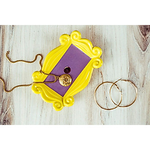 Ukonic Friends TV Show Ceramic Trinket Tray | Authentic Replica Of Monica Geller's Picture Frame Peephole | Decor Accent And Storage Dish For Jewelry, Accessories, Keys, Small Valuables | 4 x 6 Inches