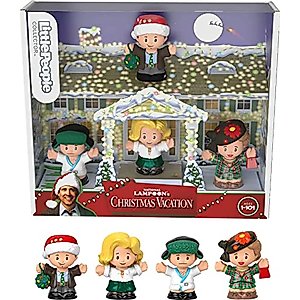 Little People Collector National Lampoon’S Christmas Vacation Special Edition Set In Display Gift Box for Adults & Fans, 4 Figures