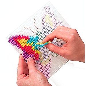 ALEX Toys Simply Needlepoint Butterfly Kids Art and Craft Activity